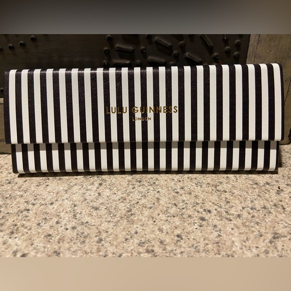 Lulu Guinness | Accessories | Lulu Guinness Eyeglass Case Black And ...
